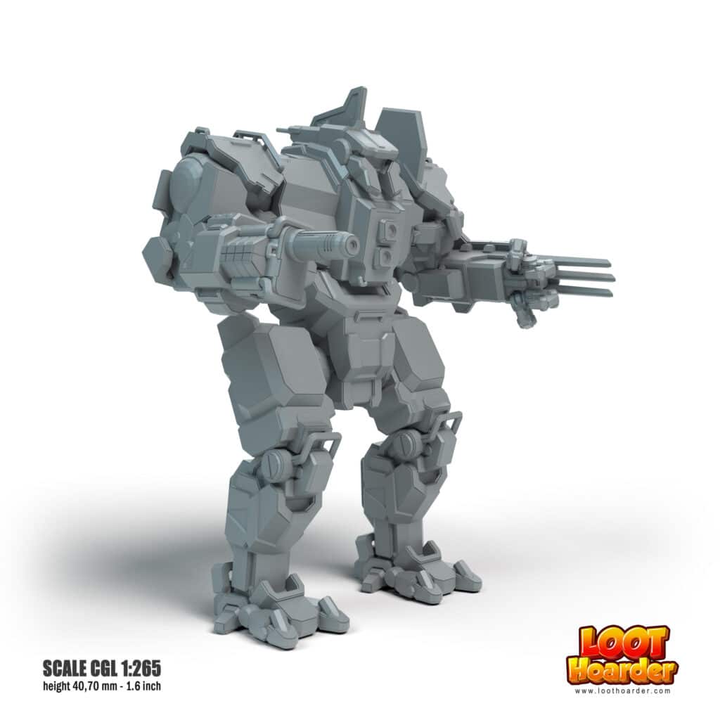 Lt-Mob-25 Mobile Long Tom Artillery - BattleTech - Compatible Miniature