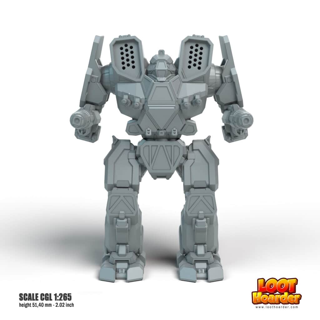 Hunchback IIC Jack-o'-Lantern - BattleTech compatible Miniature