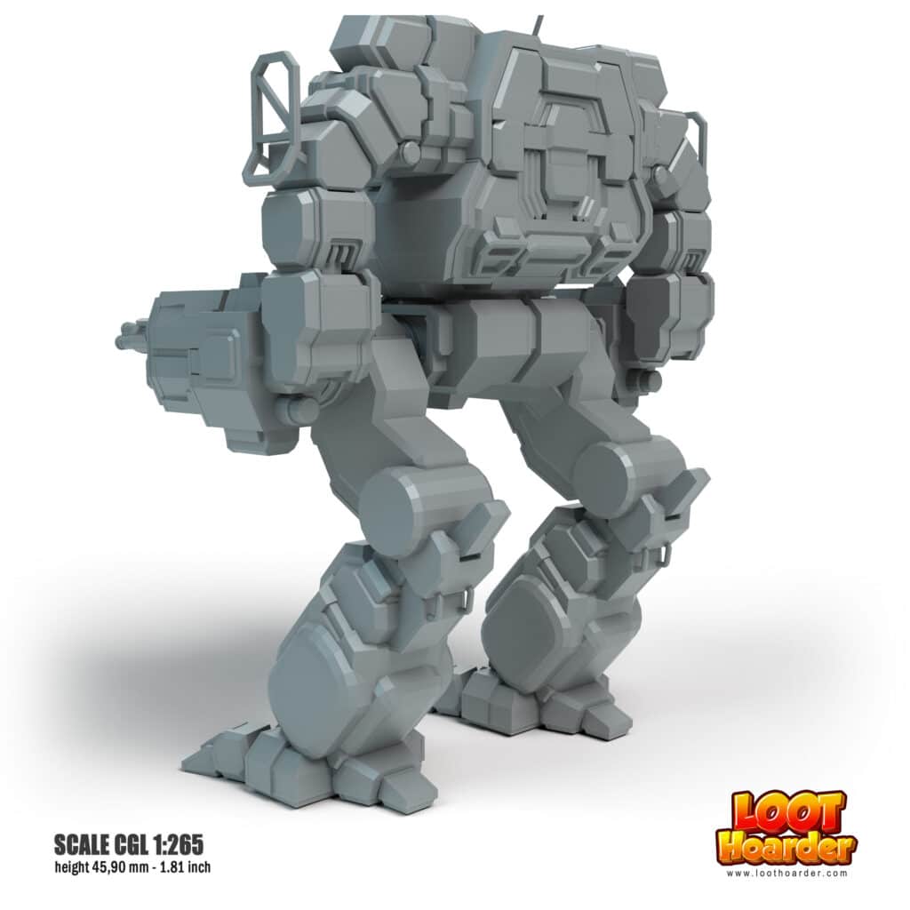 Hunchback IIC Jack-o'-Lantern - BattleTech compatible Miniature