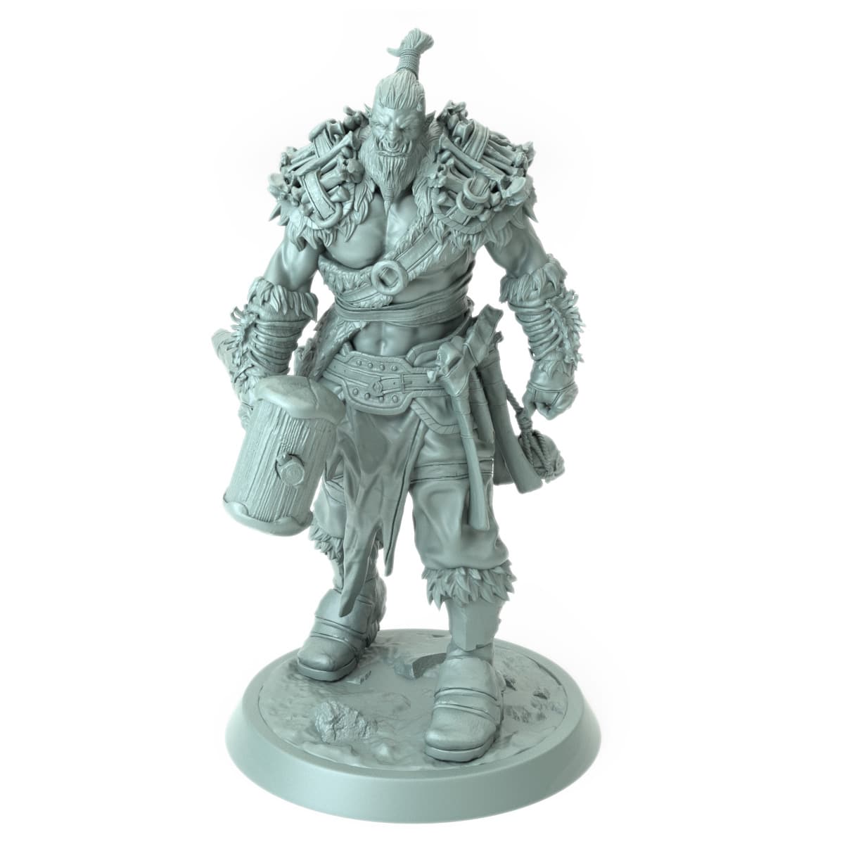 Orc Soldier Hammer Duel Tabletop Miniature - Northern Orcs - RPG - D&D ...
