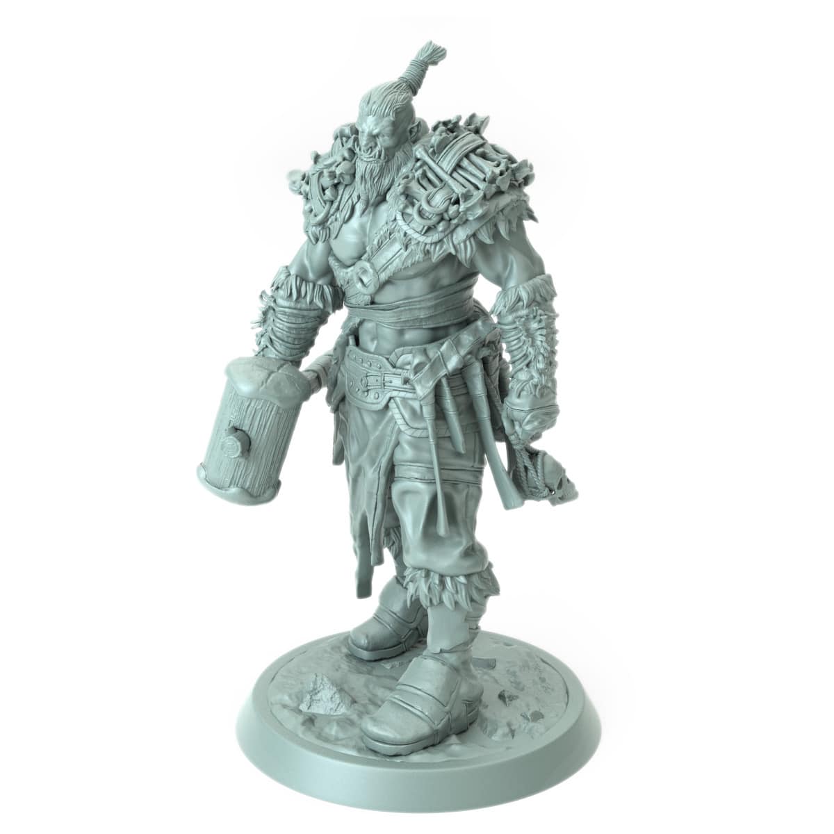 Orc Soldier Hammer Duel Tabletop Miniature - Northern Orcs - RPG - D&D ...