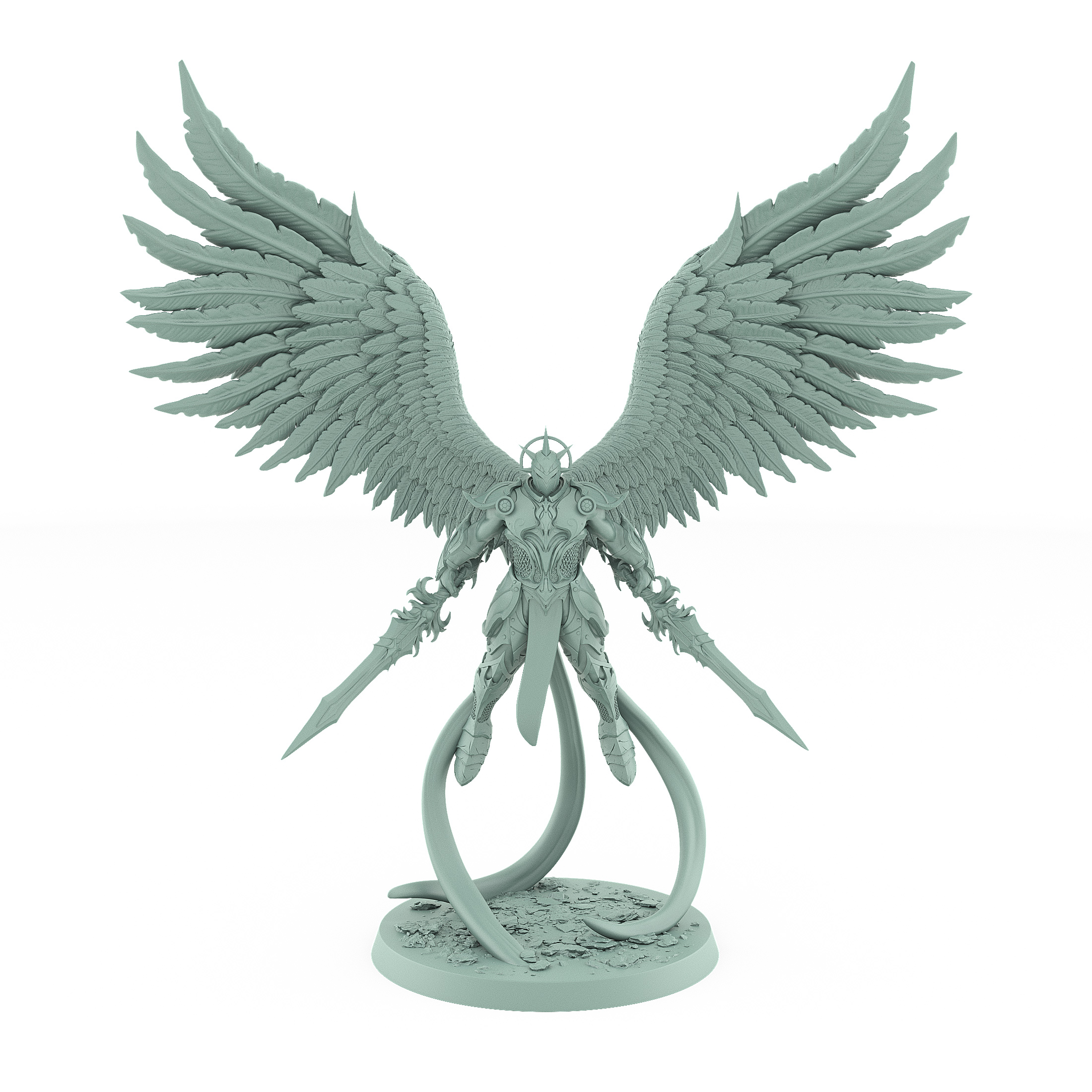 Aurelian Skyblade Double Sword Helm - Dungeons and Dragons compatible ...