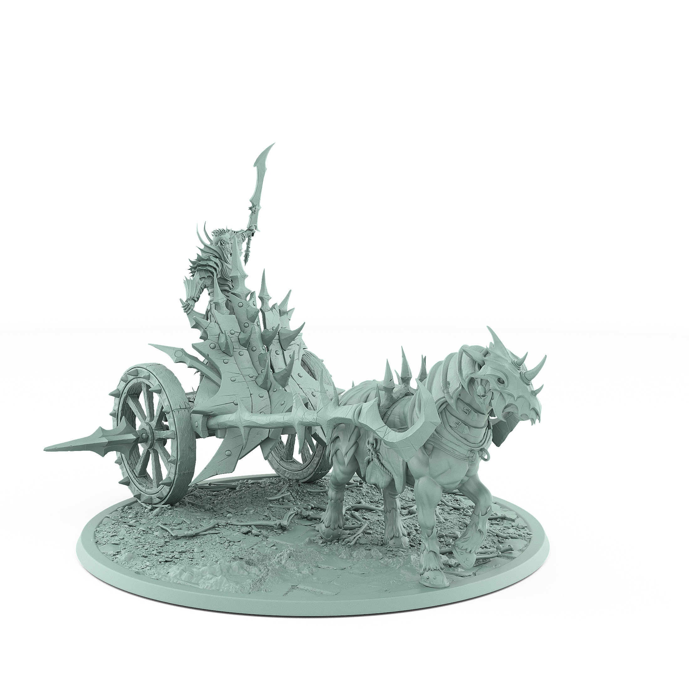 Immortalis Chariot Walk - Dungeons and Dragons compatible Miniature