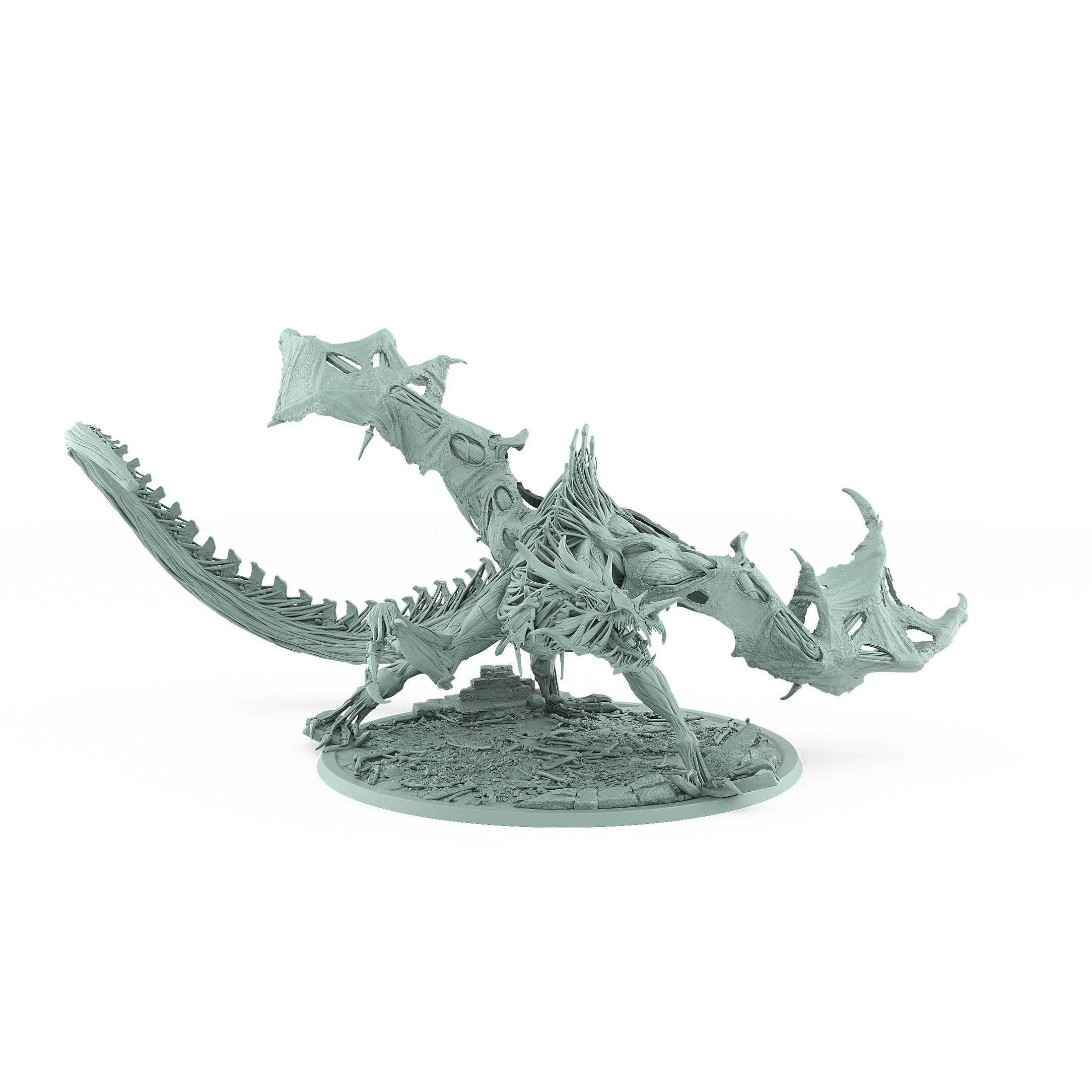 Immortalis Drake Attack - Dungeons and Dragons compatible Miniature